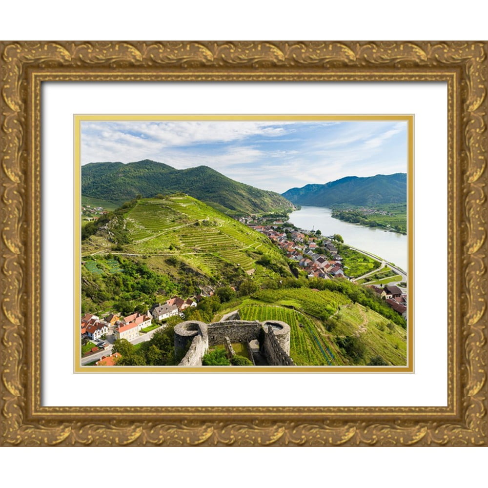 Zwick, Martin 24x19 Gold Ornate Wood Framed with Double Matting Museum ...