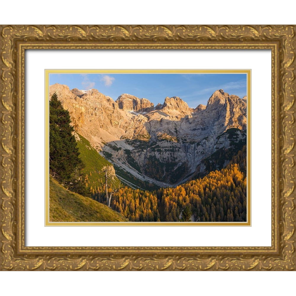 Zwick, Martin 24x19 Gold Ornate Wood Framed with Double Matting Museum ...