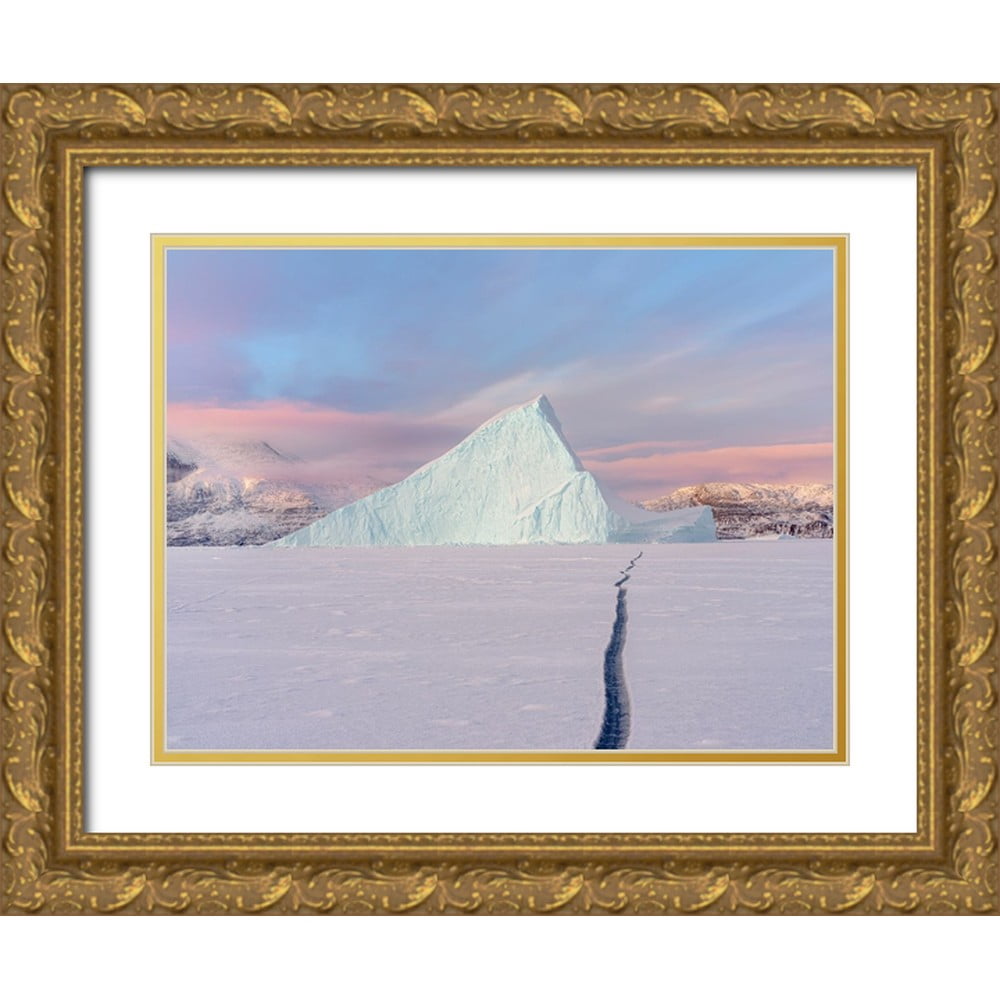 Zwick, Martin 32x25 Gold Ornate Wood Framed with Double Matting Museum ...