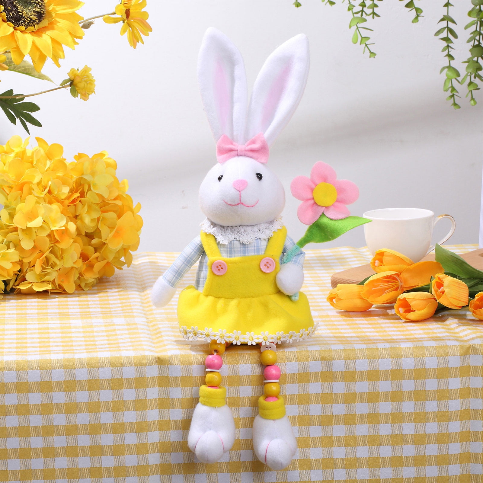 Zwidao Bunny Easter,Easter Plush Bunny Rabbit, Stuffed Animal Huggable ...