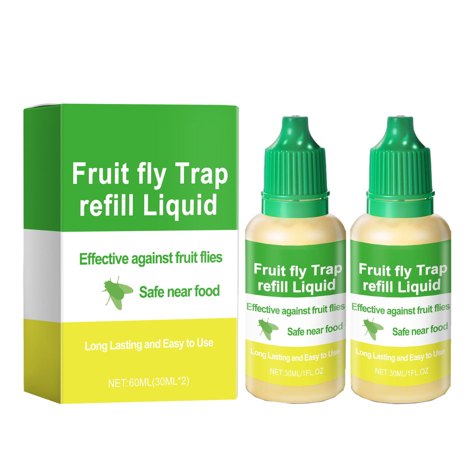 Zwidao Clearance Fruit Fly Traps,Trap Supplement Liquid, Domestic ...