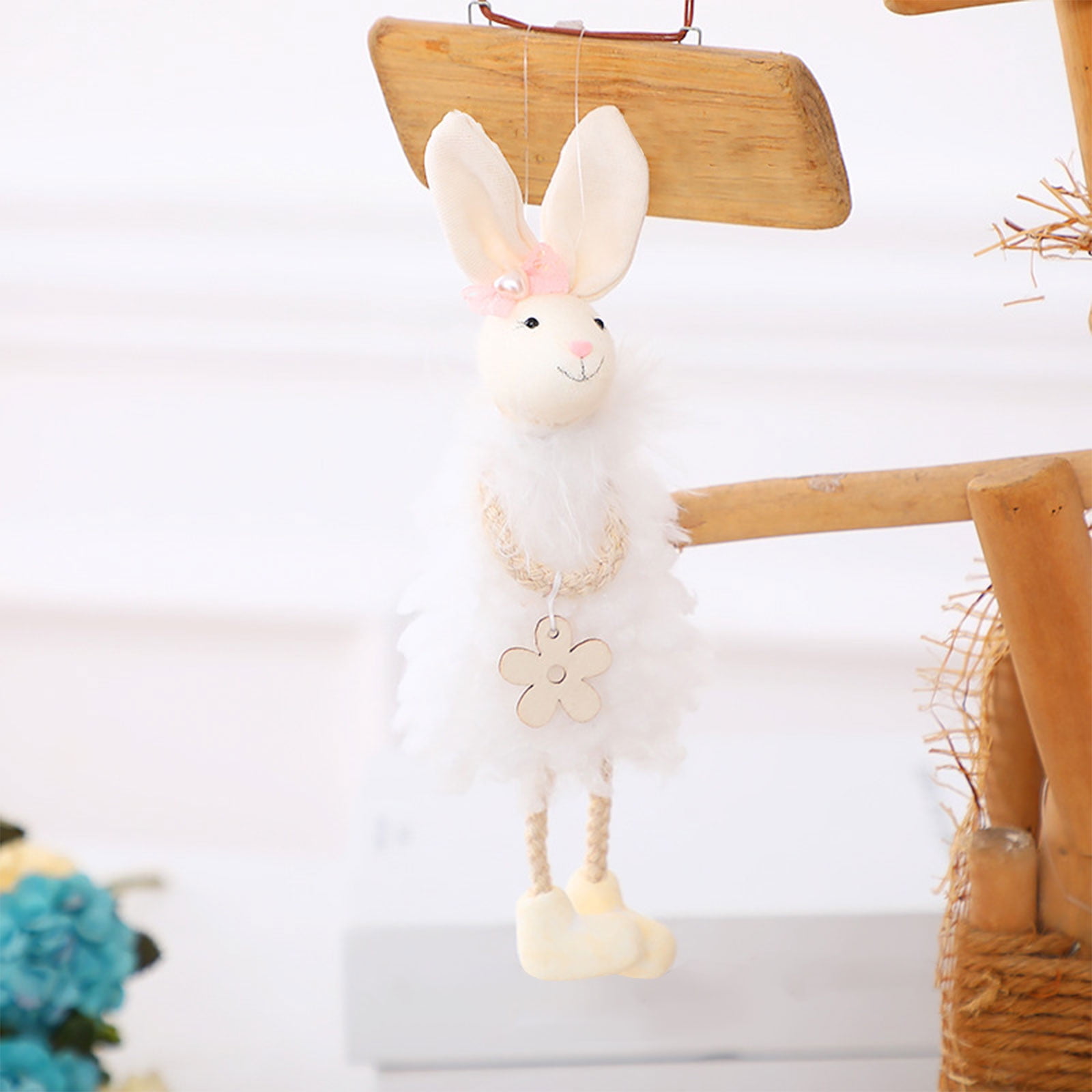 Zwidao Easter Bunny,Easter Hanging Bunny Ornaments Colorful Easter ...