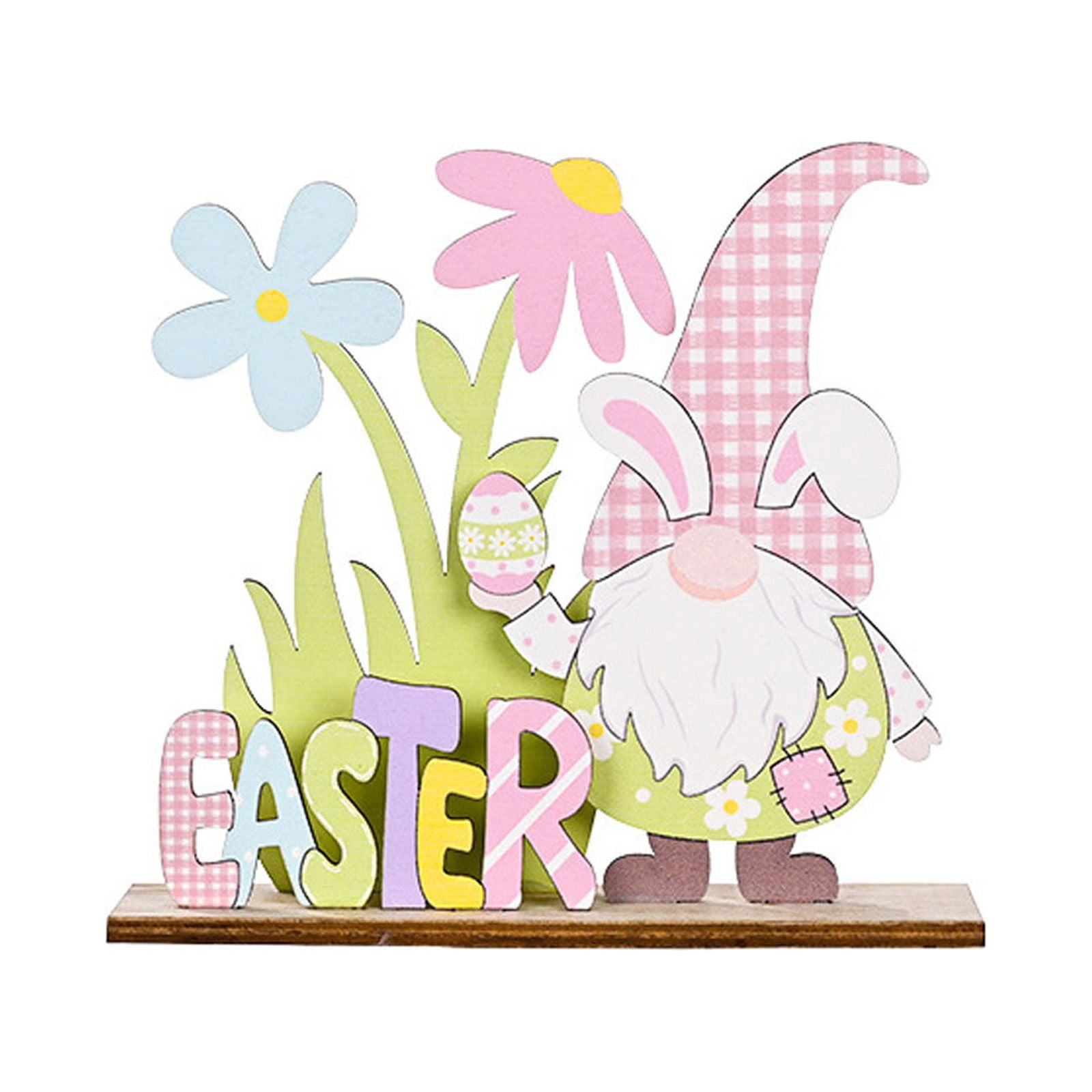 Zwidao Easter Decor Easter Decorations Easter Wood Printing Ornaments ...