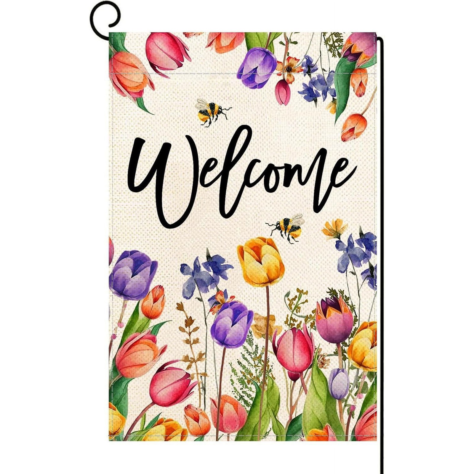 Zwidao Lavender Garden Flags Decorations 12x18 Inch Double Sided ...