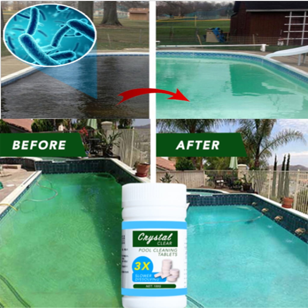 Zwidao Pool Care Chlorine Tablets, Swimming Pool Sanitizer - Eliminates ...