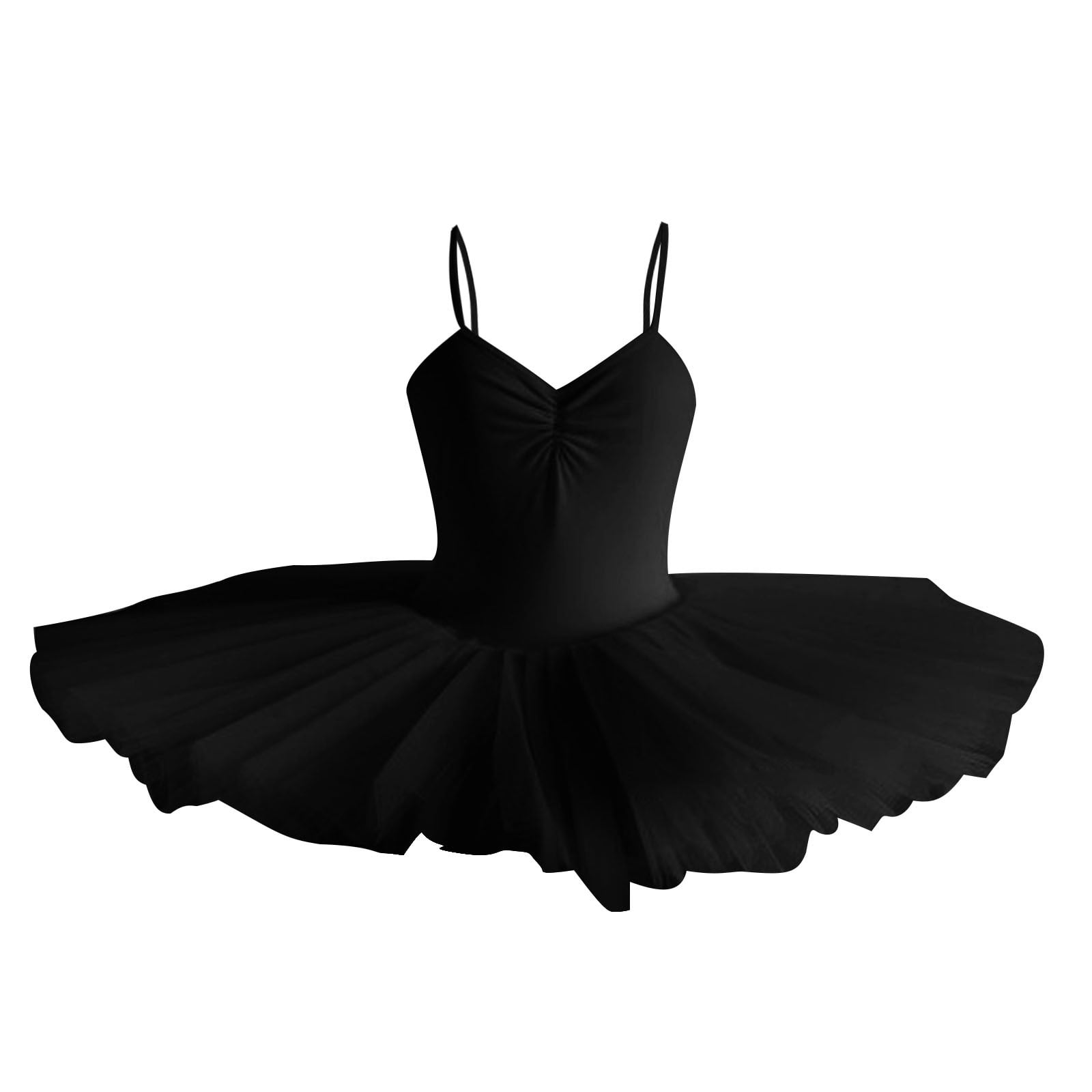 Zwiiyzr 2025 1-14 Years Girls Ballerina Clothes Dance Ruffle Sleeve ...