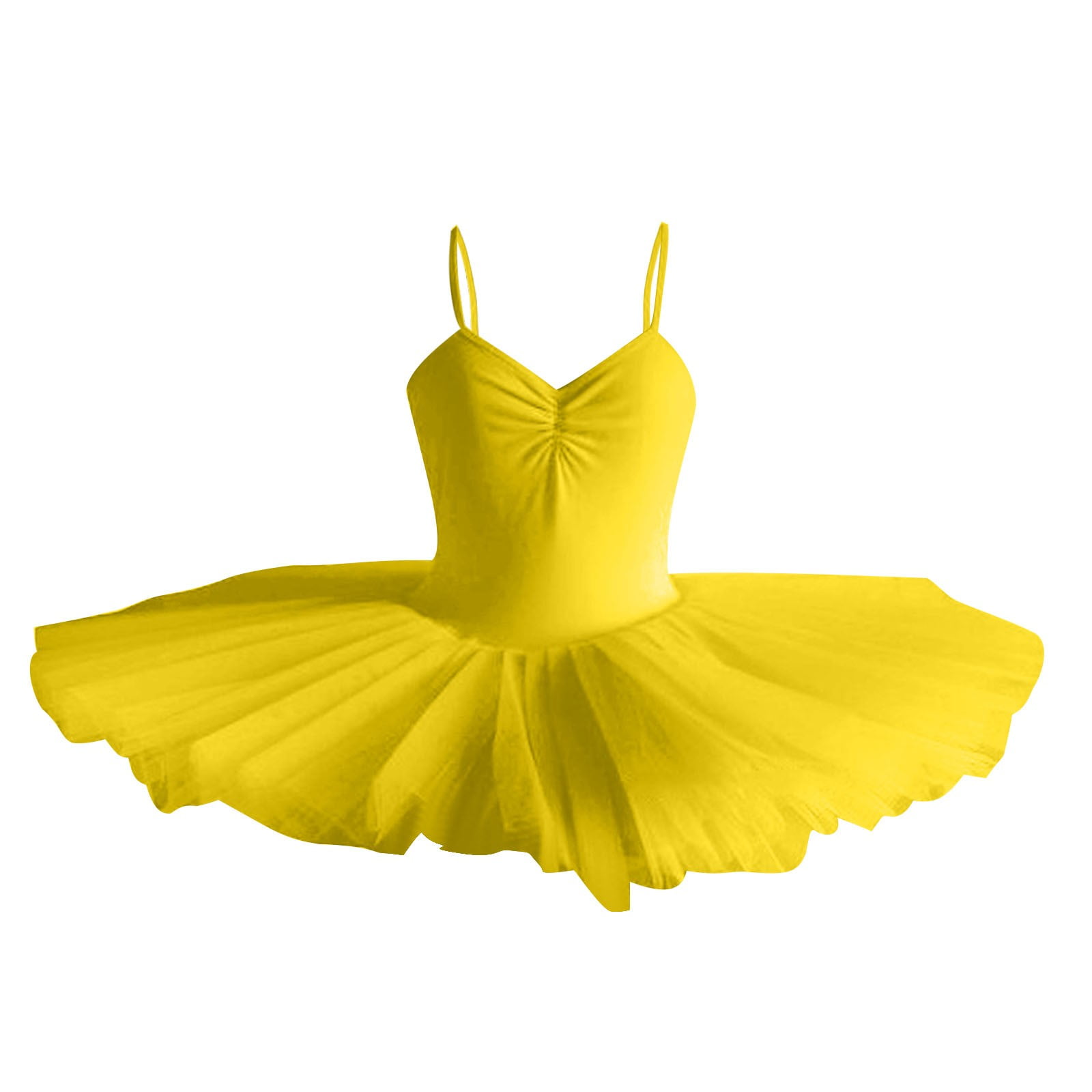 Zwiiyzr 2025 1-14 Years Girls Ballerina Clothes Dance Ruffle Sleeve ...