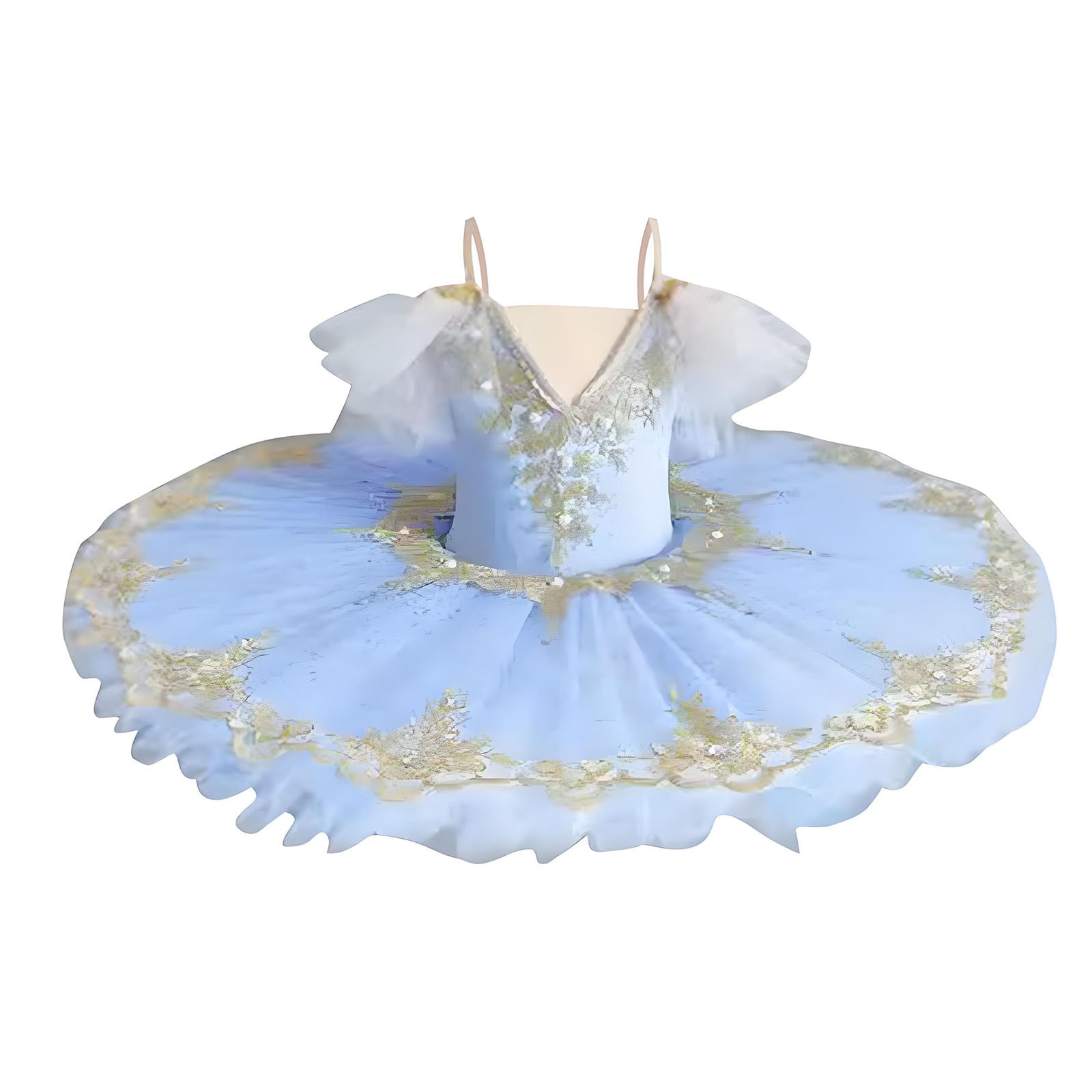 Zwiiyzr 2025 1-14Y Girls Ballerina Clothes Dance Tutu Floral Print ...