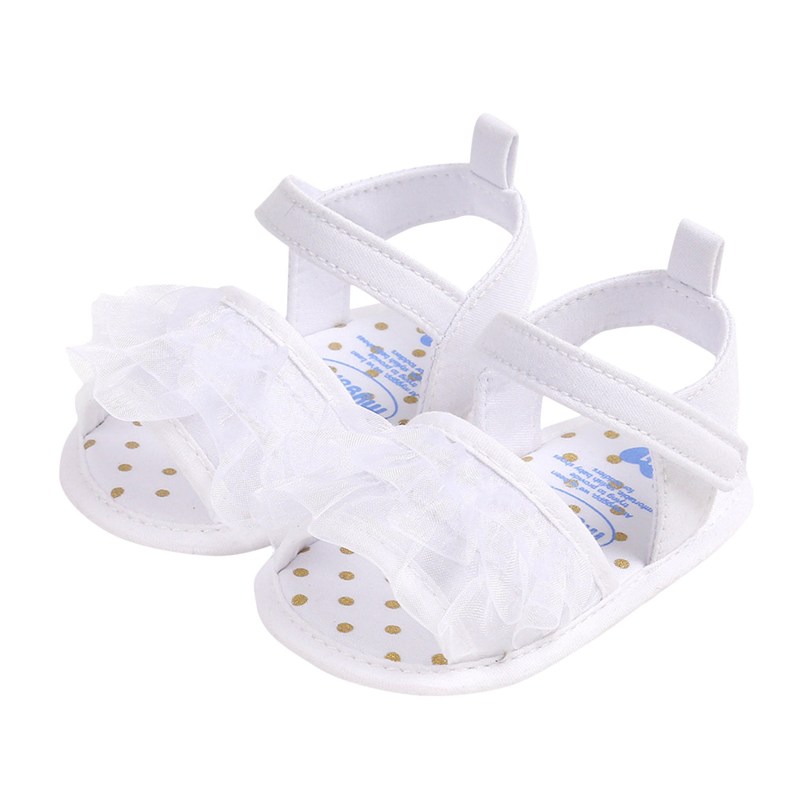 Zwiiyzr 2024 Baby Boys Girls Summer Sandals Open Toe Slingback Soft Rubber Sole Outdoor Cute ...