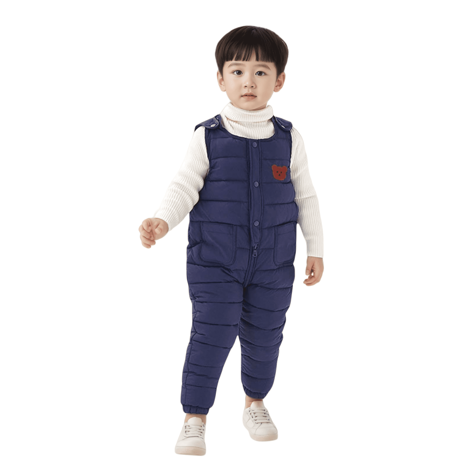 Gpaecead Baby Toddler Unisex Winter Snow Pants Down Puffer Warm Overall ...