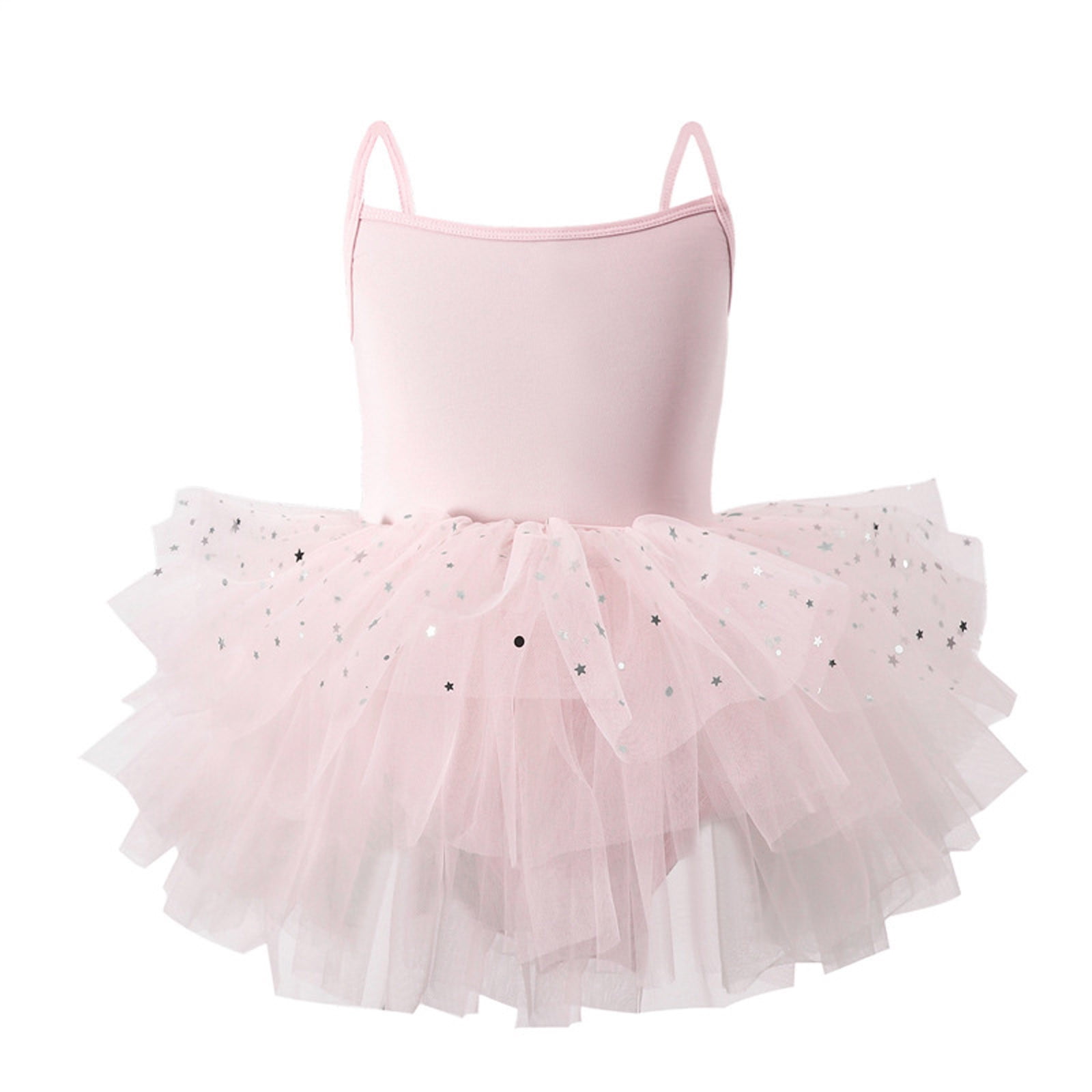 Zwiiyzr Ballet Leotard Cami Tulle Tutu Dress for Girls Dance Gymnastics ...