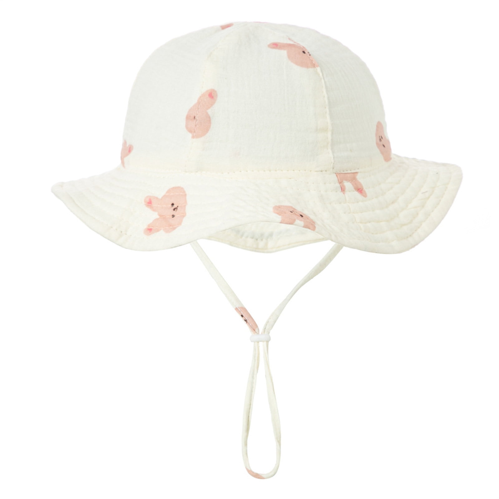 Zwiiyzr Infant Bucket Hat Wide Brim Baby Summer Sun Protection Floppy ...