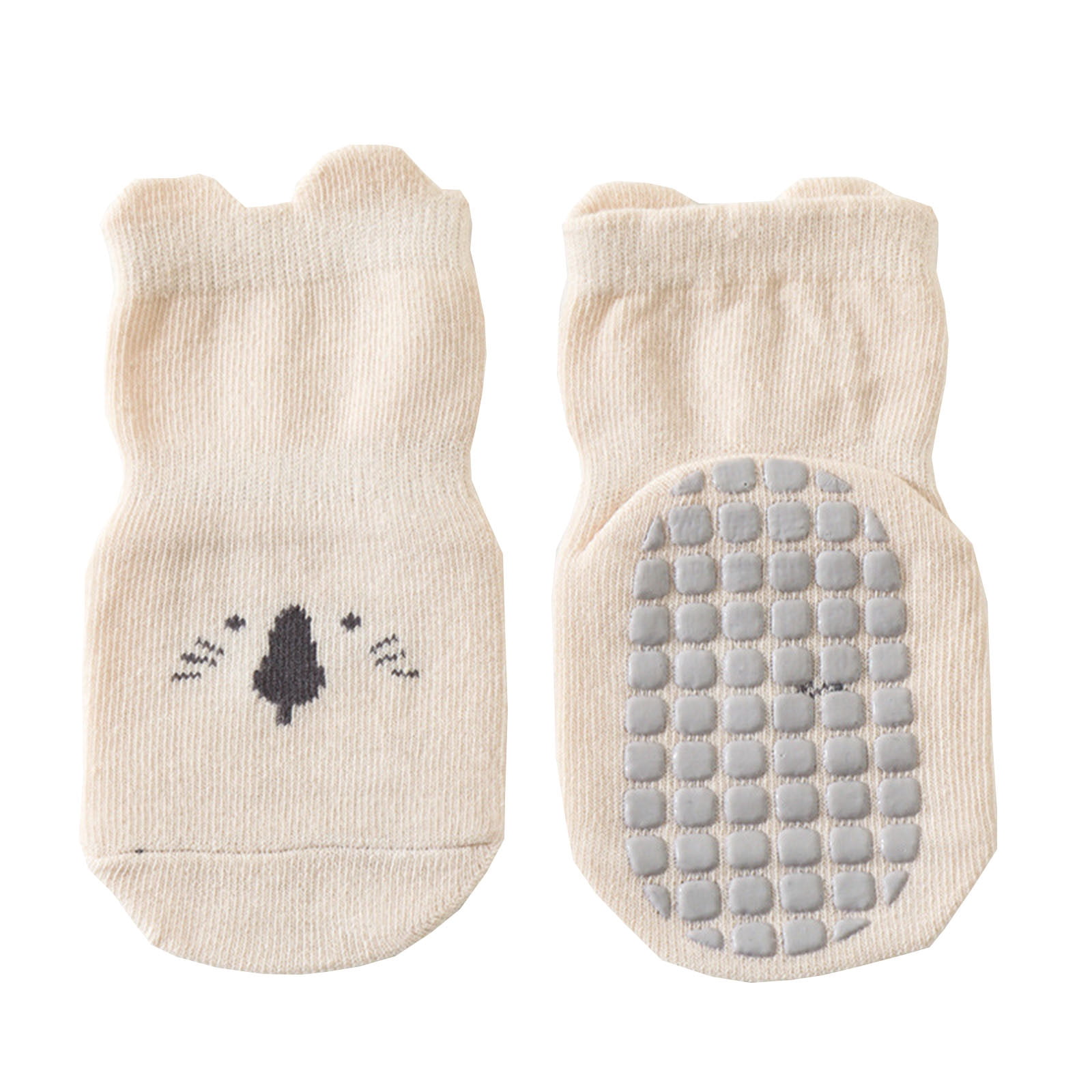 Zwiiyzr 2025 Newborn Baby Non Slip Grip Socks Barefoot Shoes First ...
