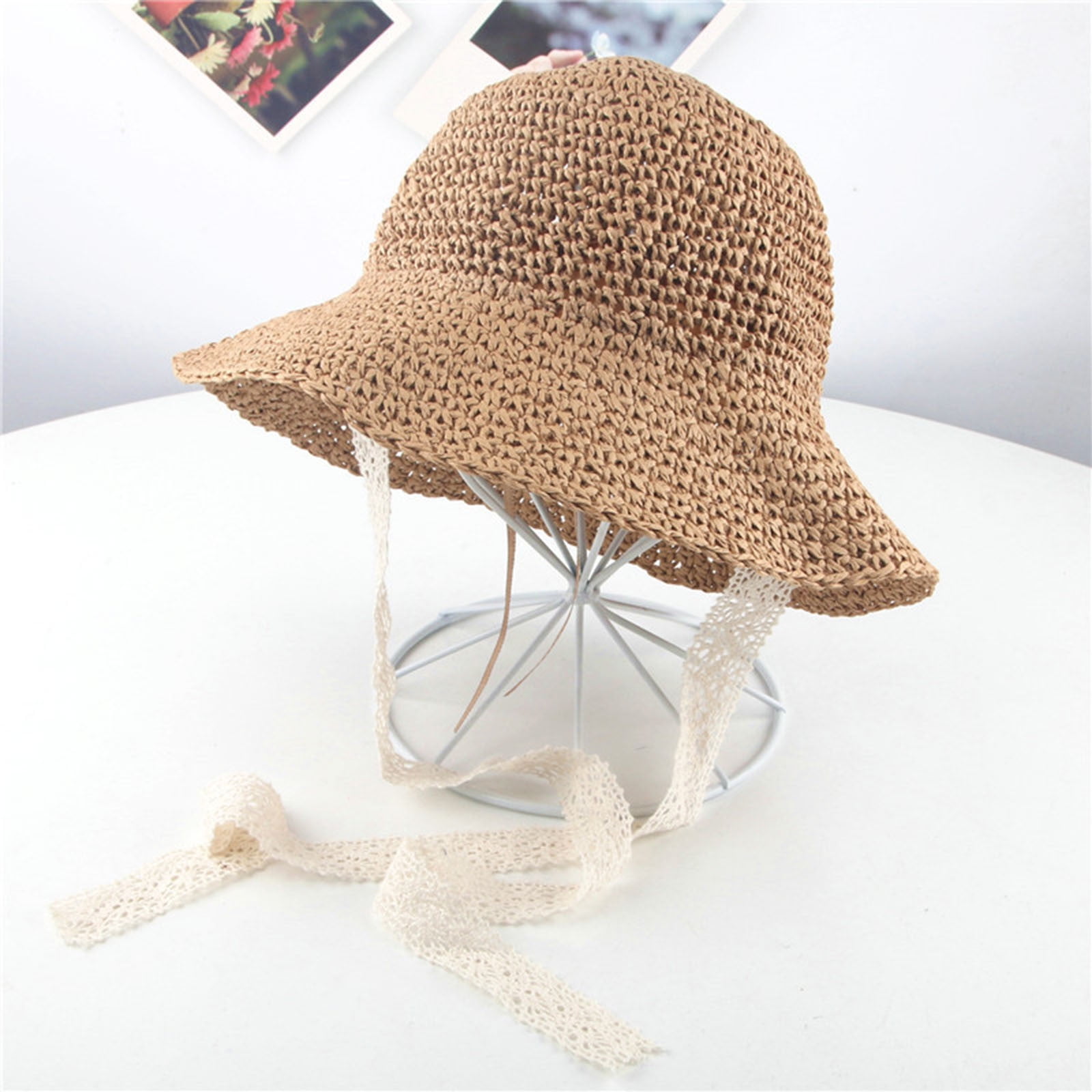 Zwiiyzr 2025 Toddler Boys Girls Bucket Hat Summer Sun Hat Baby Ribbons ...