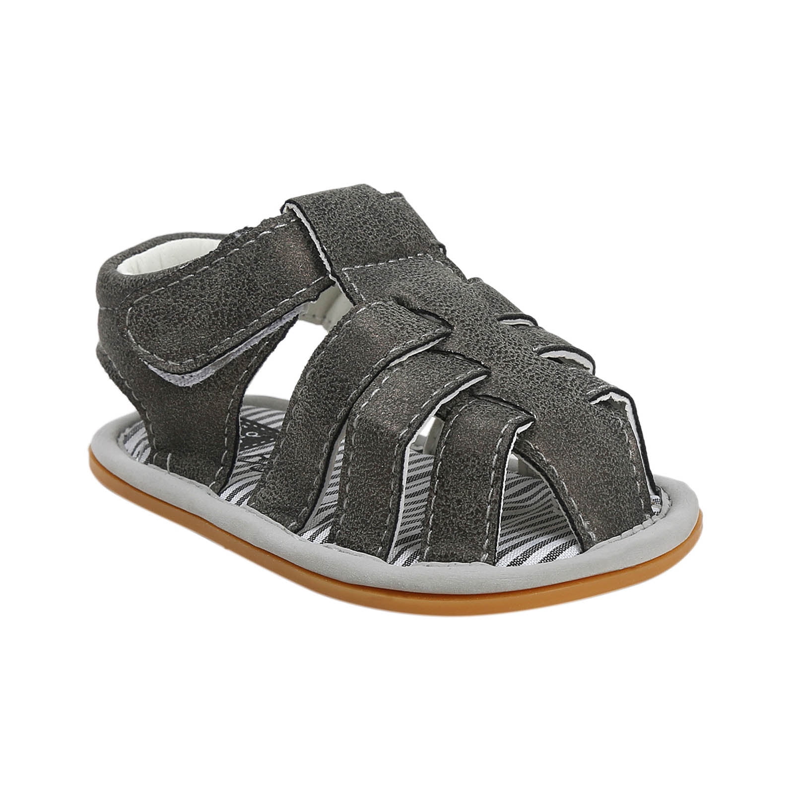 Zwiiyzr 2025 Unisex Baby First Walking Shoes 0-15 Months Infant Slingback Sandals Newborn Summer ...