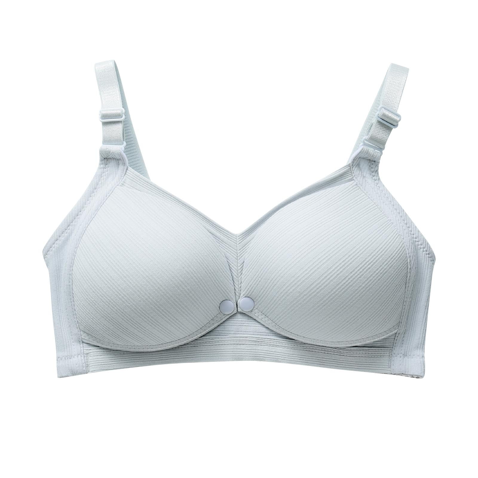 Zwiiyzr 2025 Womens Nursing Bras for Breastfeeding Seamless Thin Front ...
