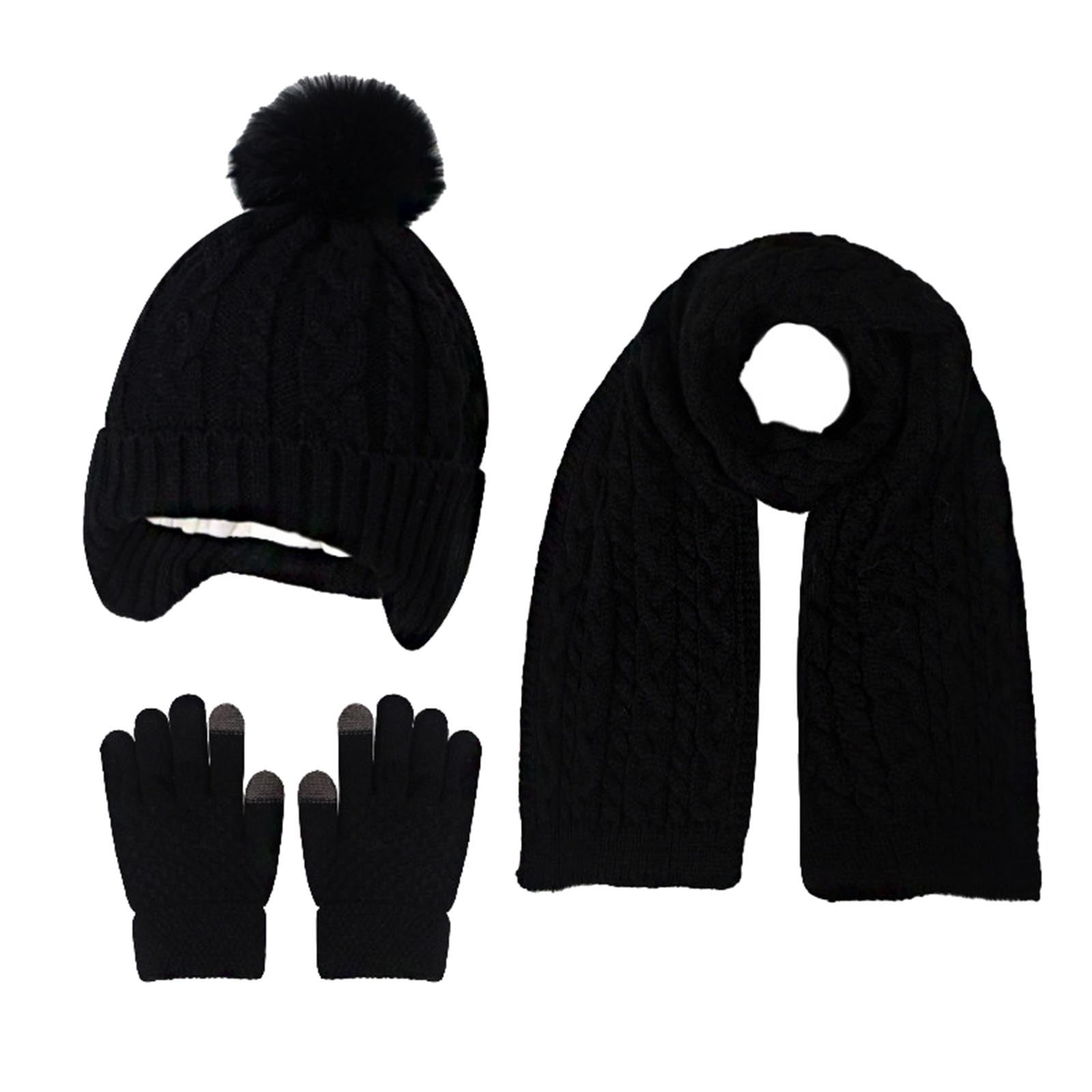Zwiiyzr Girls Boys Baby Beanie Fleece Lined Toddler Winter Hat with Ear ...