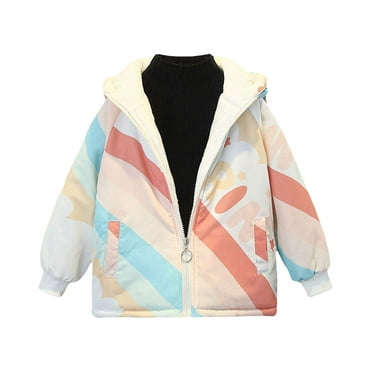 Rokka&Rolla Toddler Girls' Fleece Lined Full Zip Windbreaker Jacket - Walmart.com