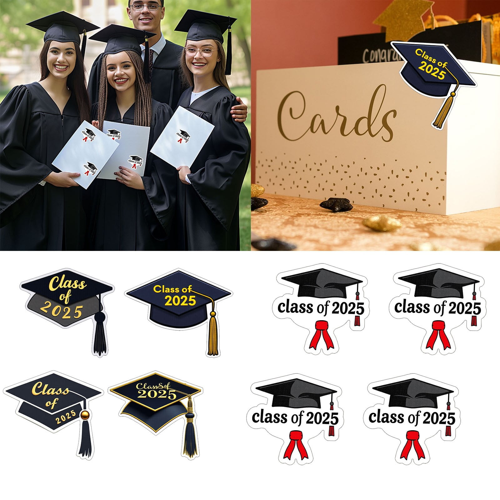 ZxiamiBD Class Of 2025 Stickers 2.4'' Graduation Stickers Class Of 2025 ...