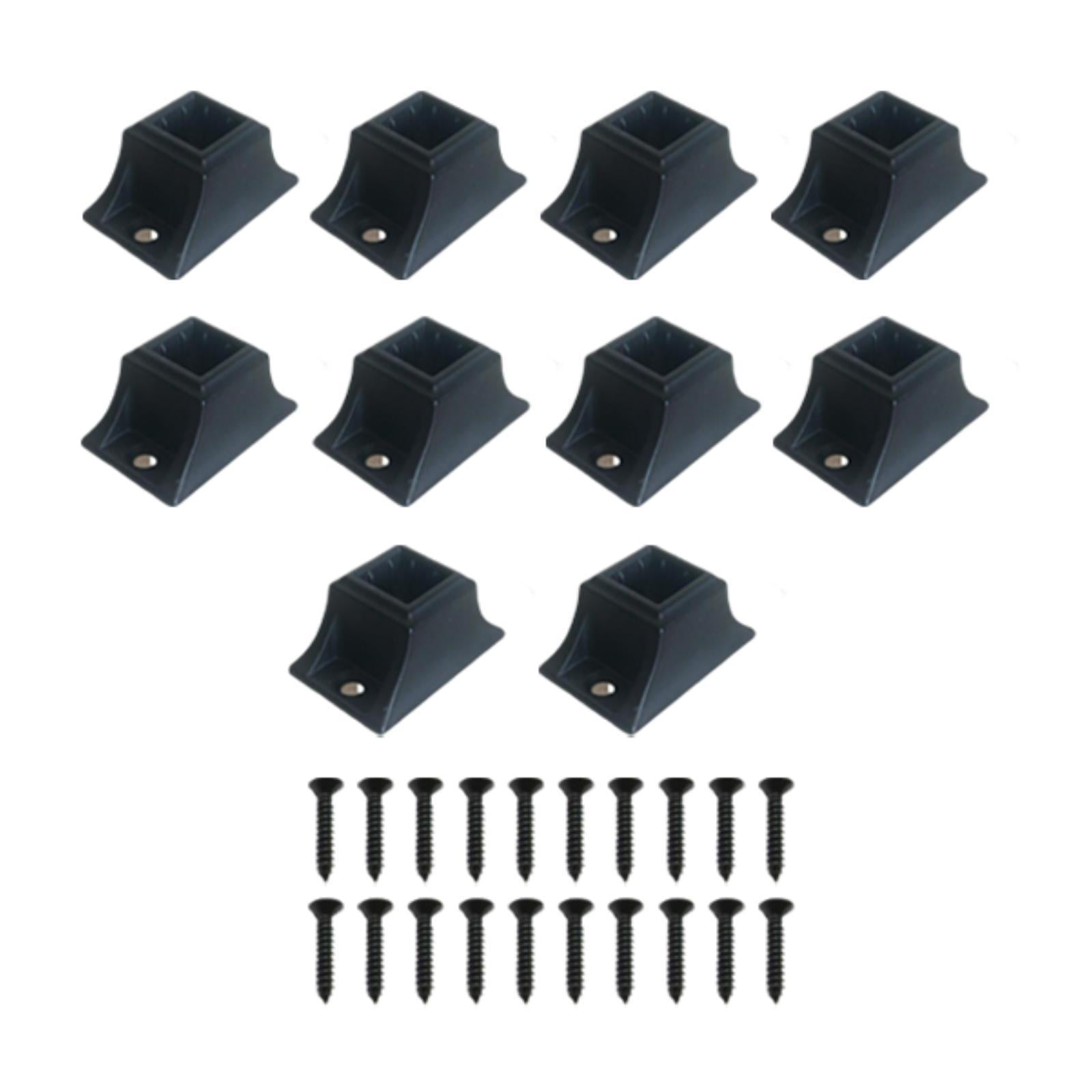 Zxpjkyu 10 Pieces Iron Baluster Shoes for Staircase Stair Rail Base ...