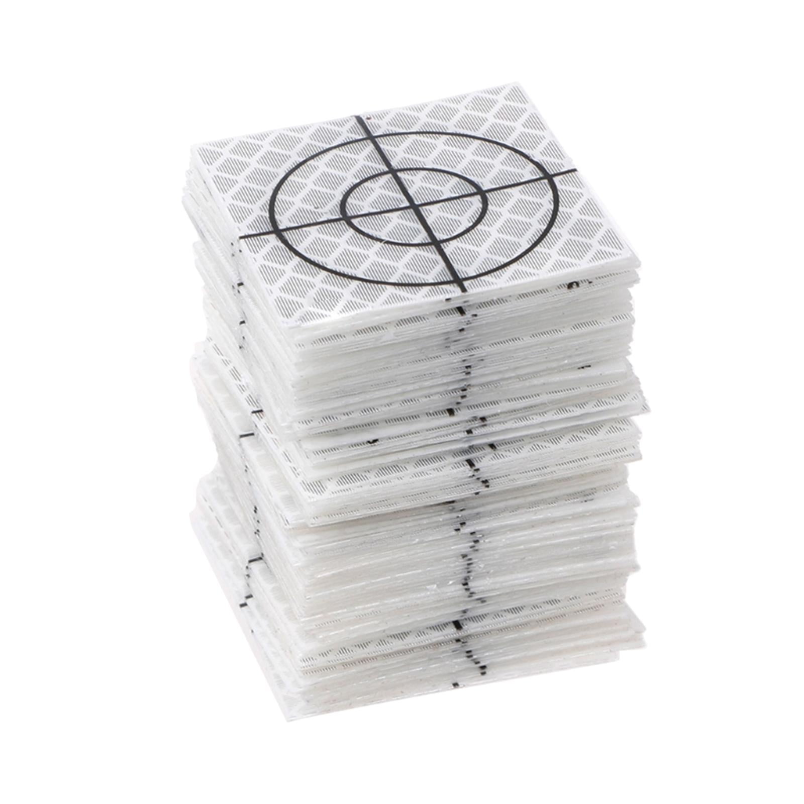 Zxpjkyu 100 Pieces Reflective Tape Target for Tunnel Engineering, Slope ...