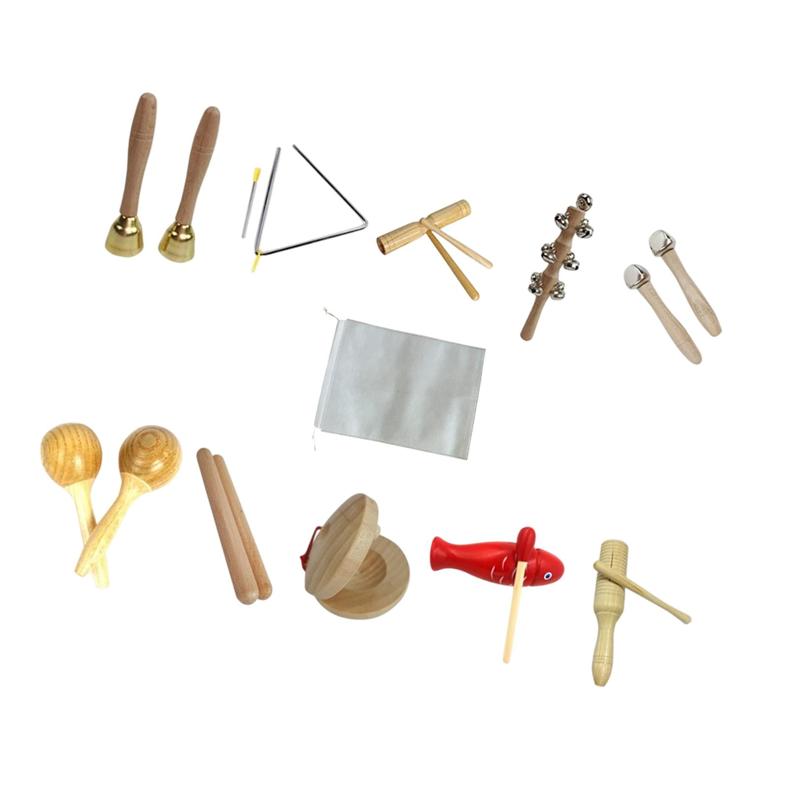 Zxpjkyu 10x Kids Musical Instruments Set Educational Birthday Gift Hand ...