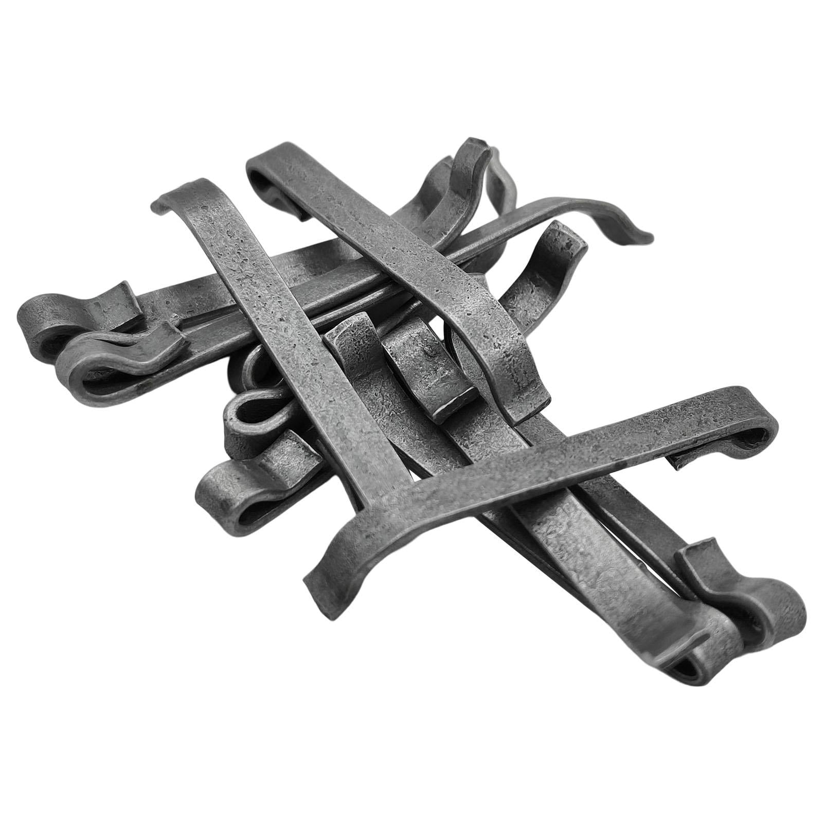 Zxpjkyu 12 Pieces Tool Box Drawer Slide Clips 1 5/8" Drawer Rails Clips ...