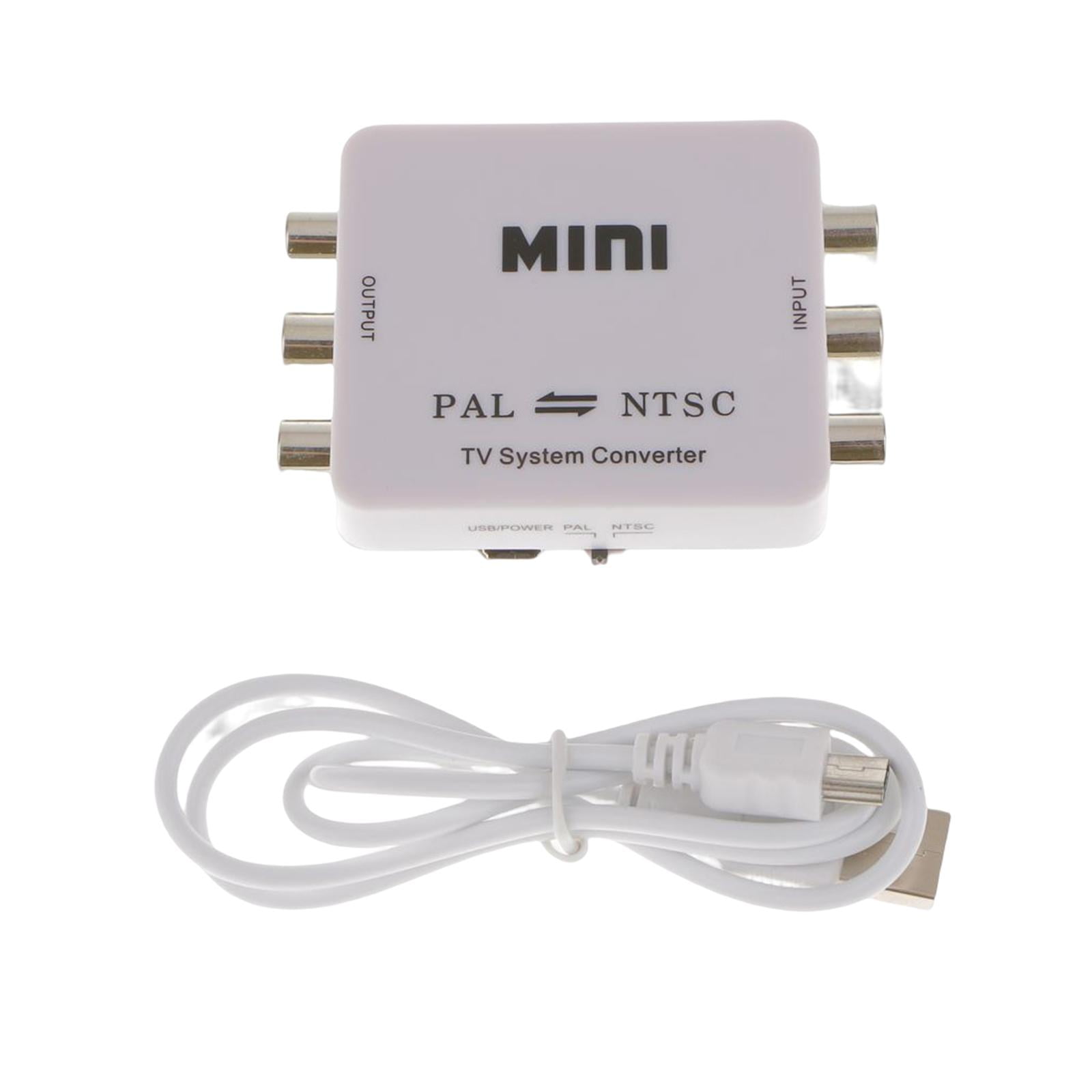 Zxpjkyu 1x Converter with Bidirectional USB Cable PAL / NTSC / SECAM to ...