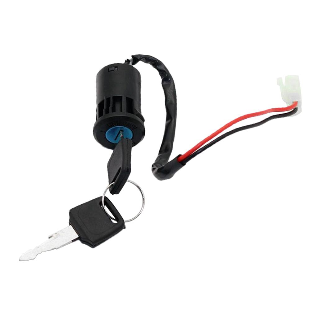 Zxpjkyu 2 Wire Ignition Switch with 2 on-Off Lock Keys for Electric ...