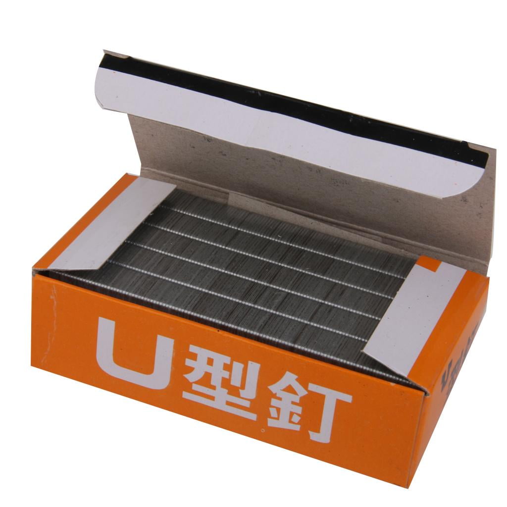 Zxpjkyu 24x 8mm U Shape Staples Upholstery Fabric Staples for Gun ...