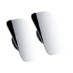 Maxi View Large Wide Automotive Stick-On Side Mirror, Adjustable Car ...