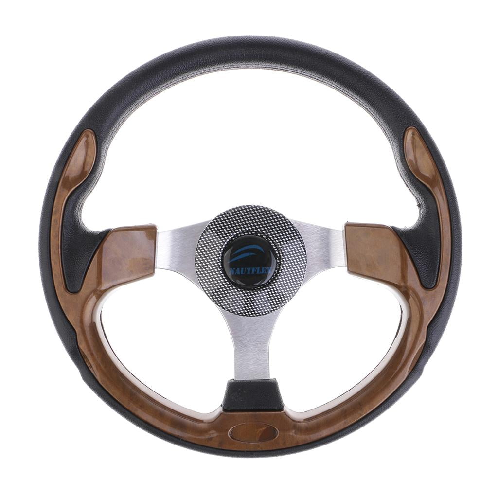 Zxpjkyu 3 Spoke Marine Boat Steering Wheel Speedboat Cruiser Parts for ...