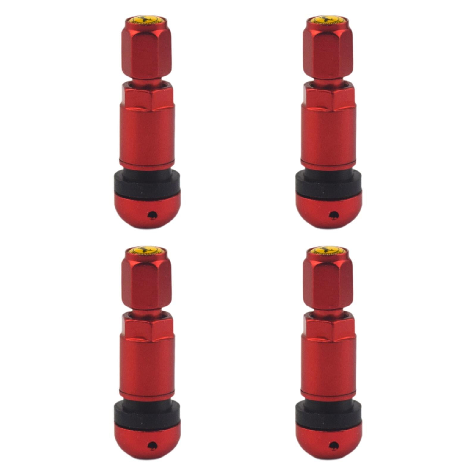 Zxpjkyu 4 -piece pyel on the tire valve of the aluminum aluminum alloy ...