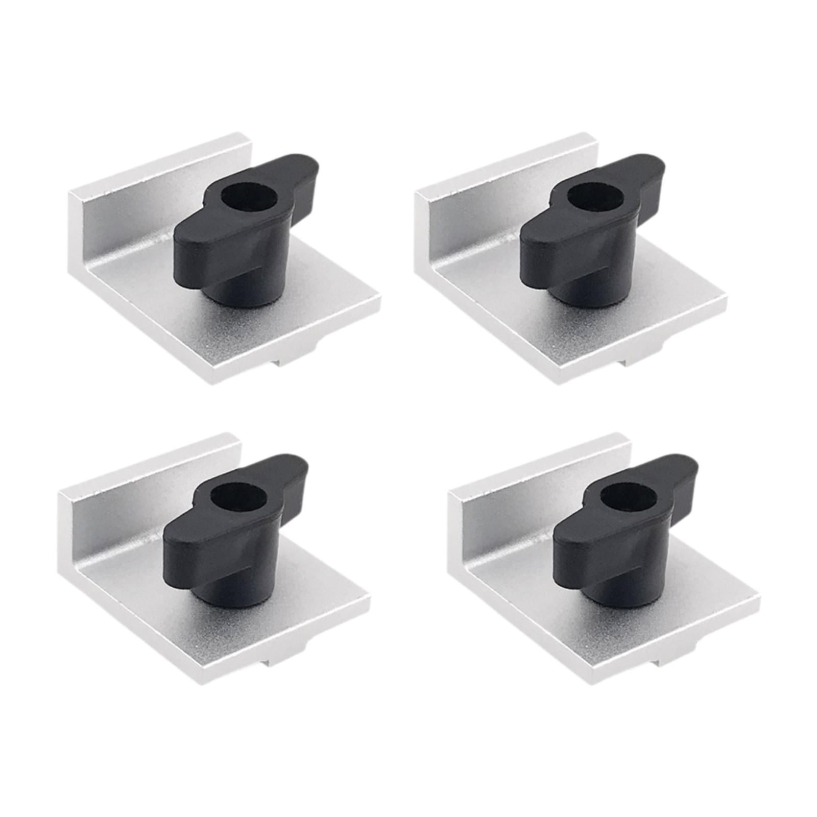 Zxpjkyu 4Pcs Short Stop Kit T Track Stop Block Universal Low Profile ...