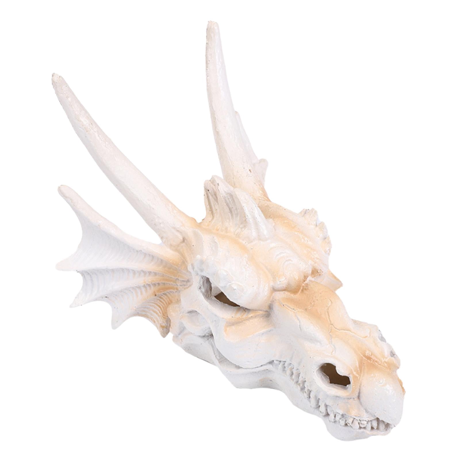 Zxpjkyu Aquarium Decoration Adornment Collecting Simulation Dragon Head ...