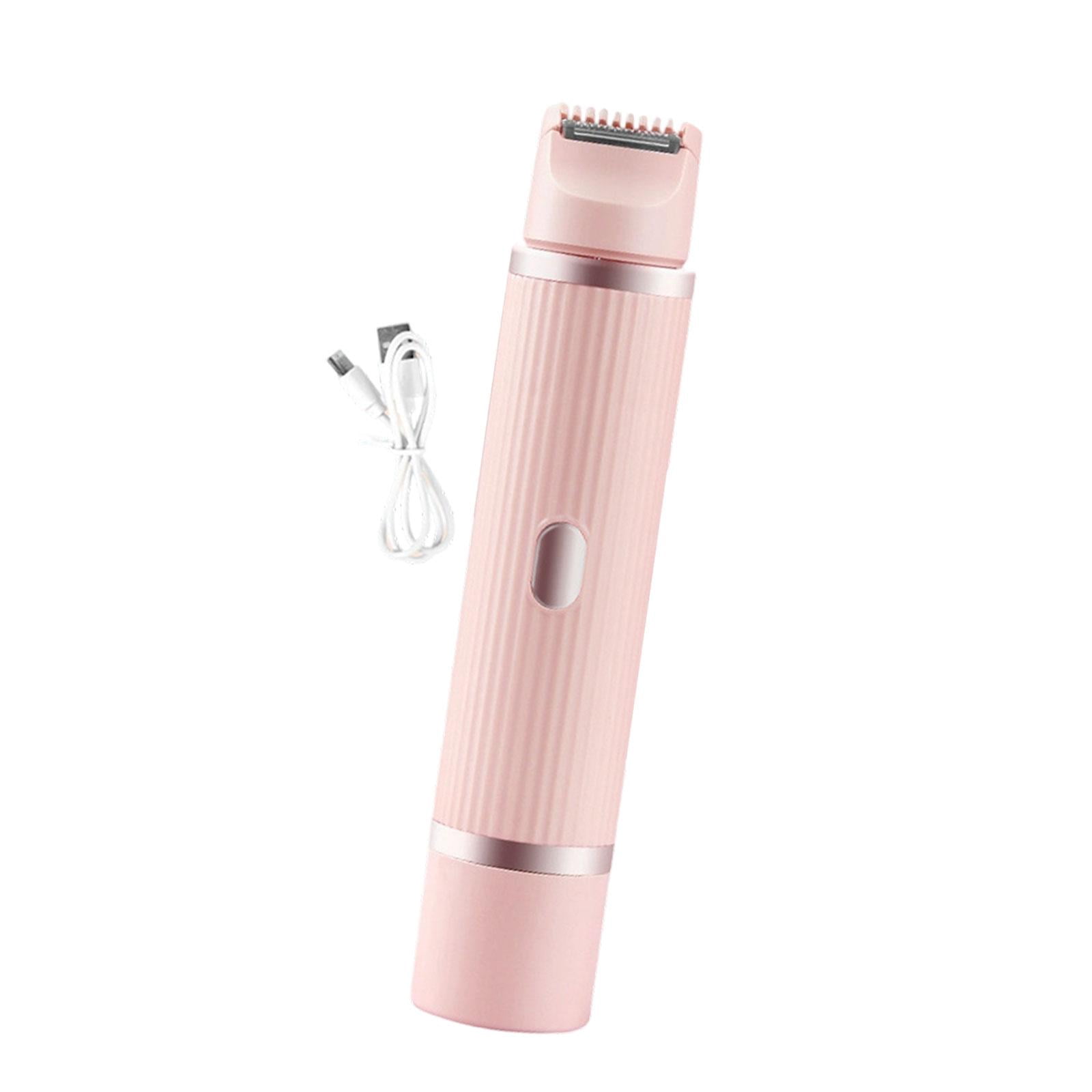 Zxpjkyu Bikini Trimmer Double Heads Ergonomic Electric Shaver for Arms ...
