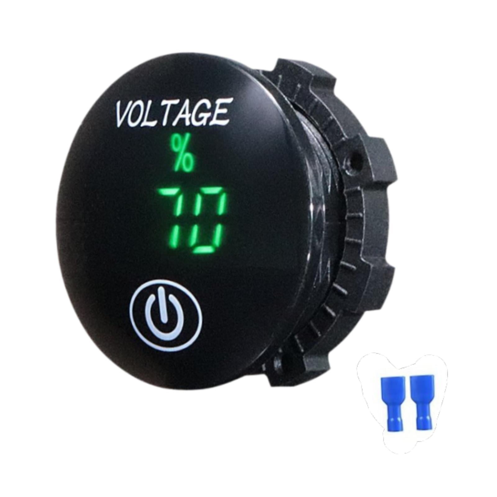Zxpjkyu Car Digital Voltage Monitor 12V 24V Sturdy Vehicle Repair Parts ...