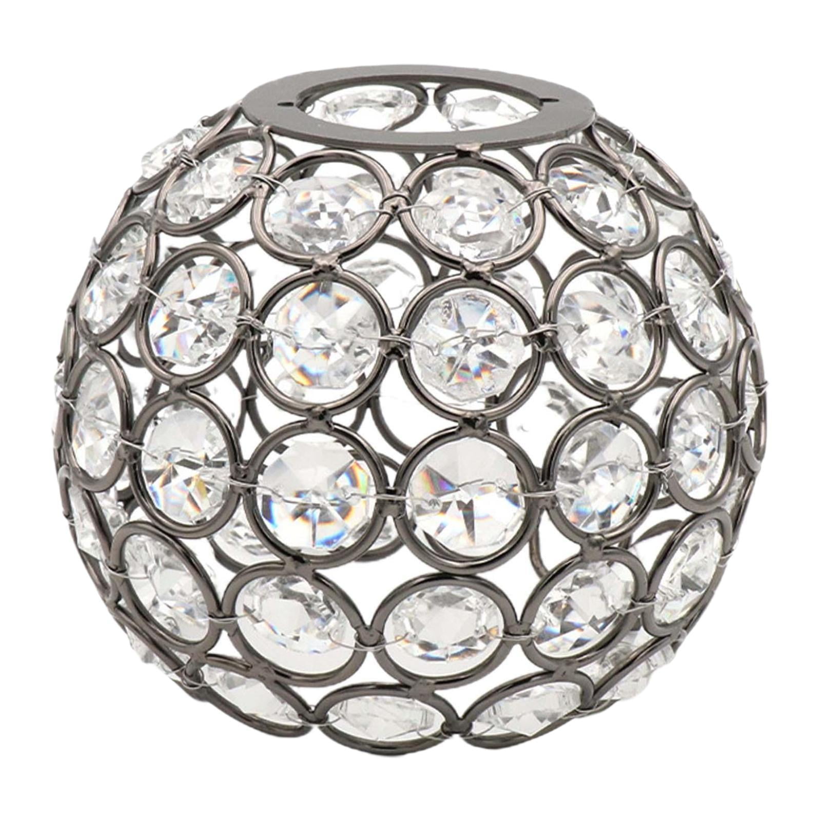 Zxpjkyu Ceiling Light Shade Lampshade Fitting Rhinestone Lampshade ...