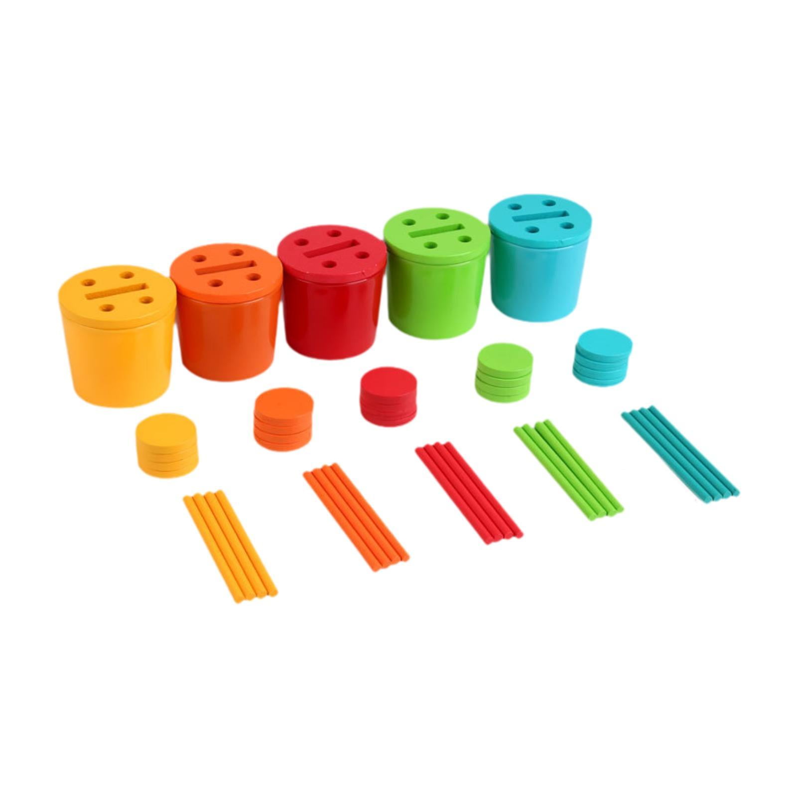 Zxpjkyu Color Sorting Toys Matching Games for Ages 3+ Educational ...