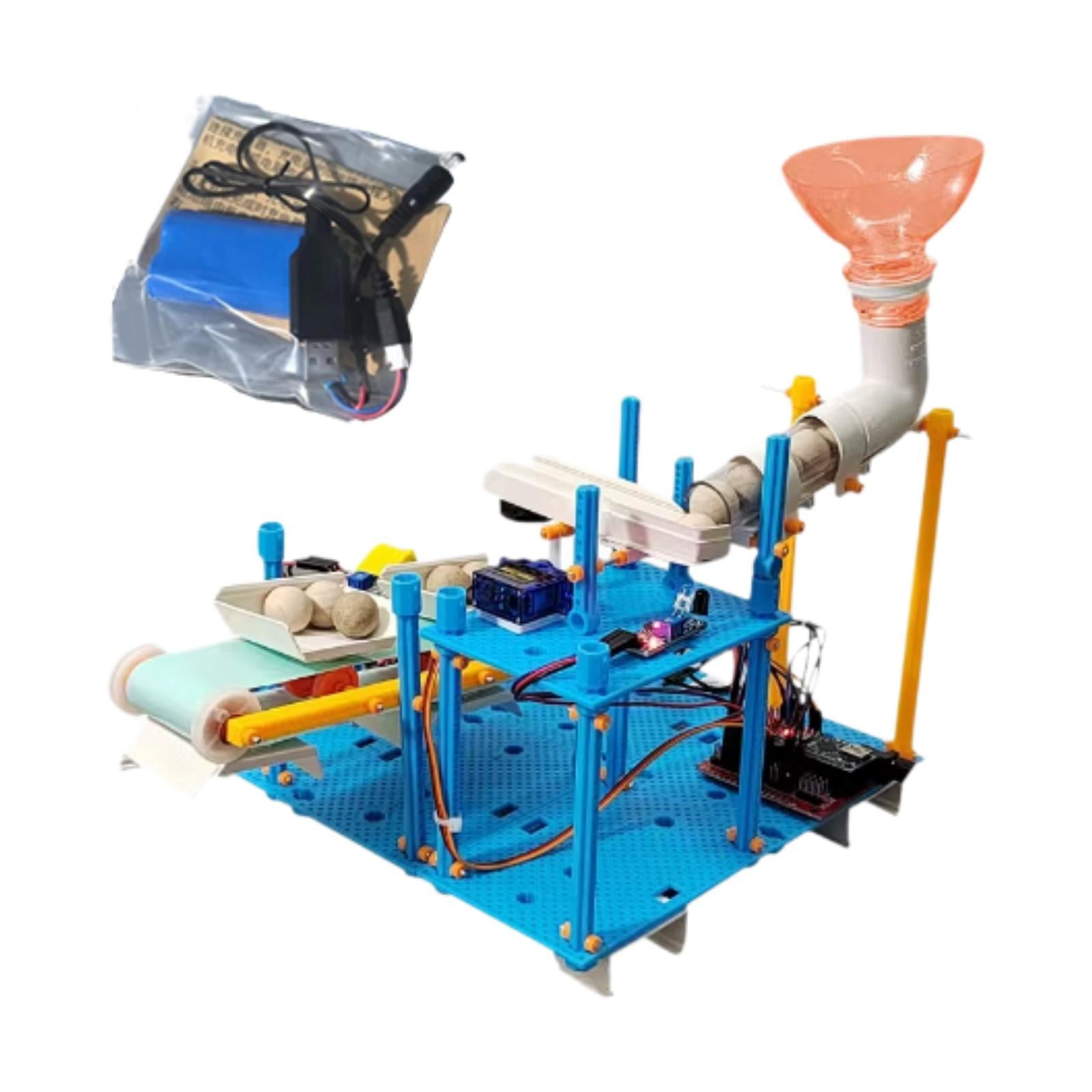 Zxpjkyu DIY Assembly Line Conveyor Belt Science Experiment Hand ...