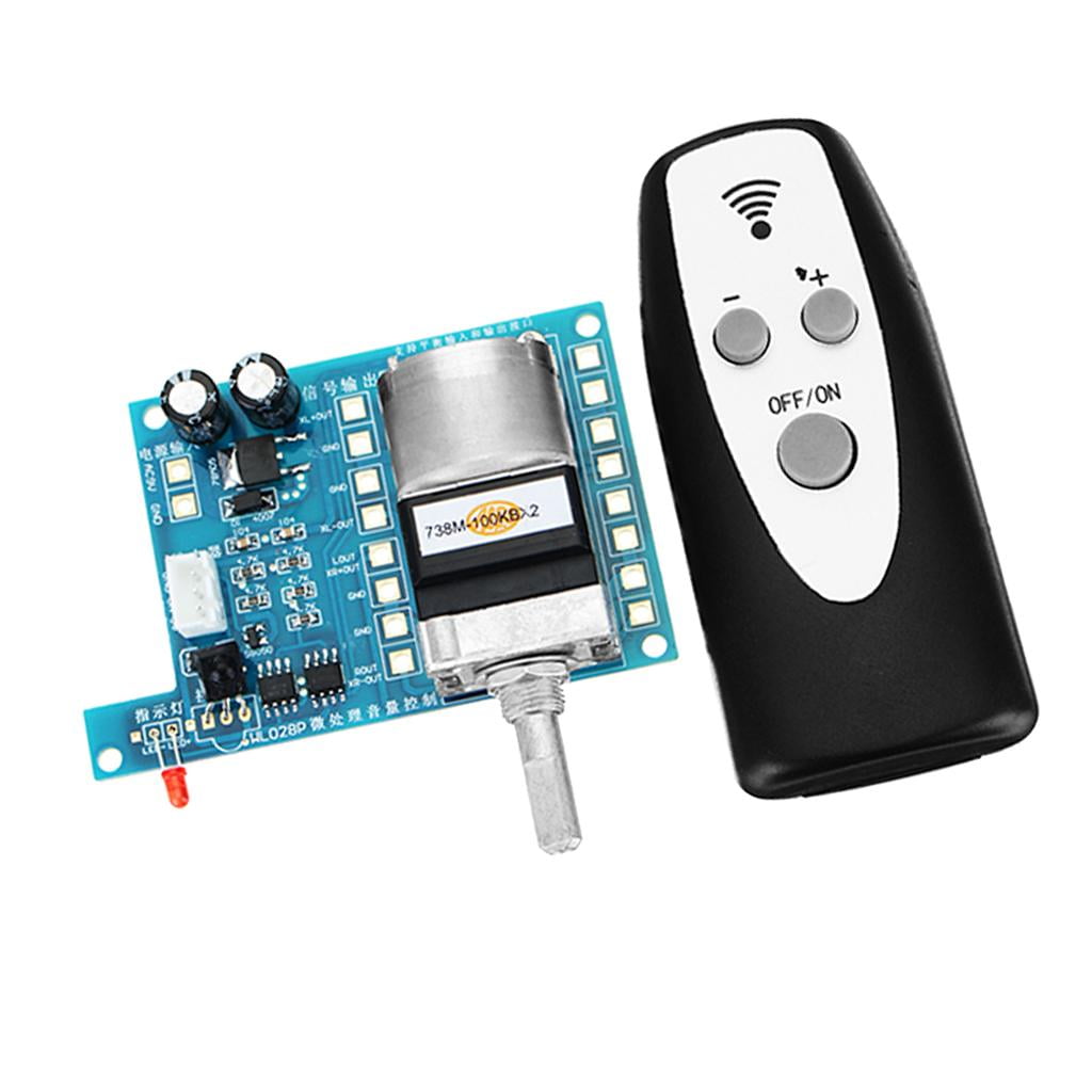 Zxpjkyu DIY IR Remote Control Volume Controller Board Pre Potentiometer ...