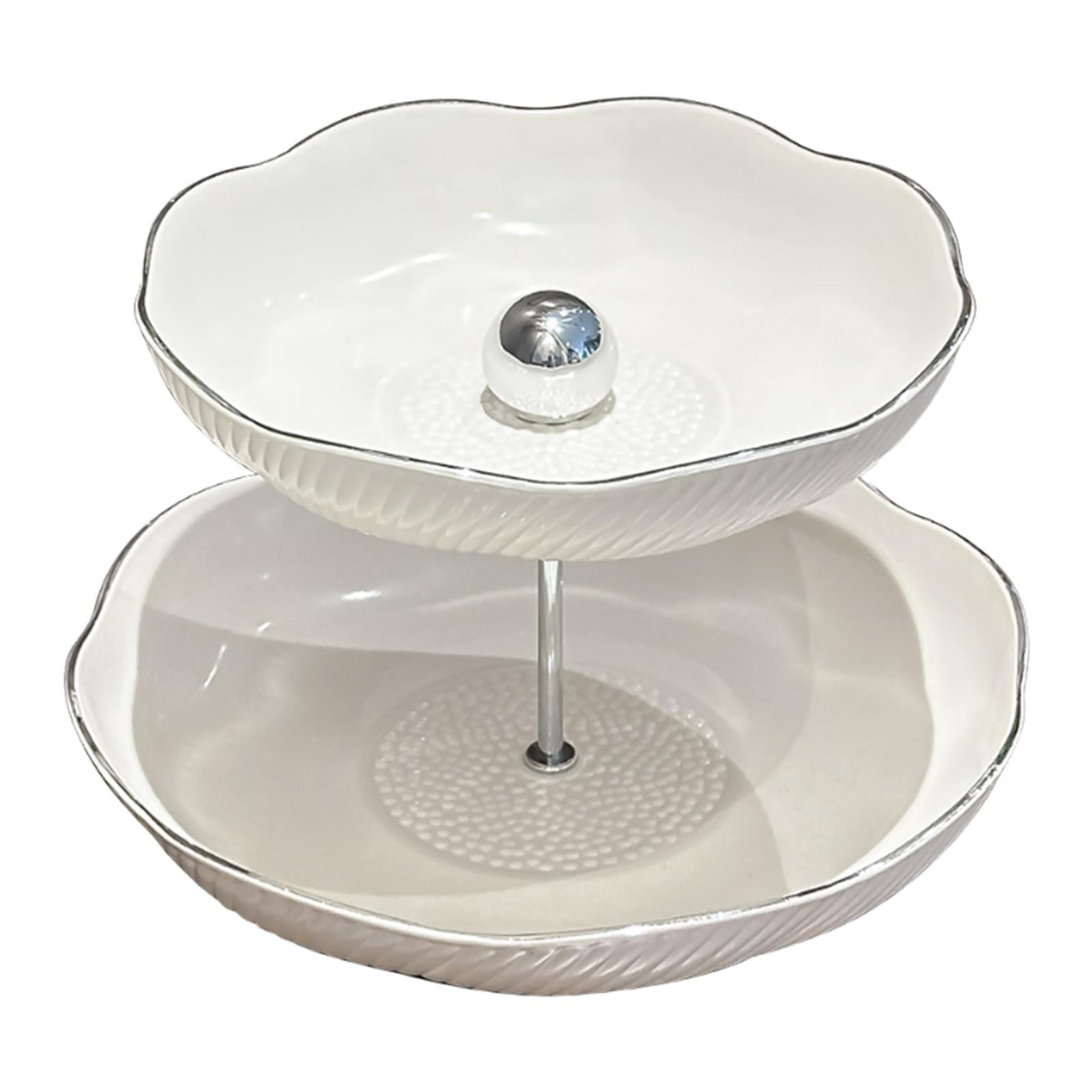 Zxpjkyu Dessert Stand Snack Fruit Bowl Stand Multipurpose Buffet Tiered ...