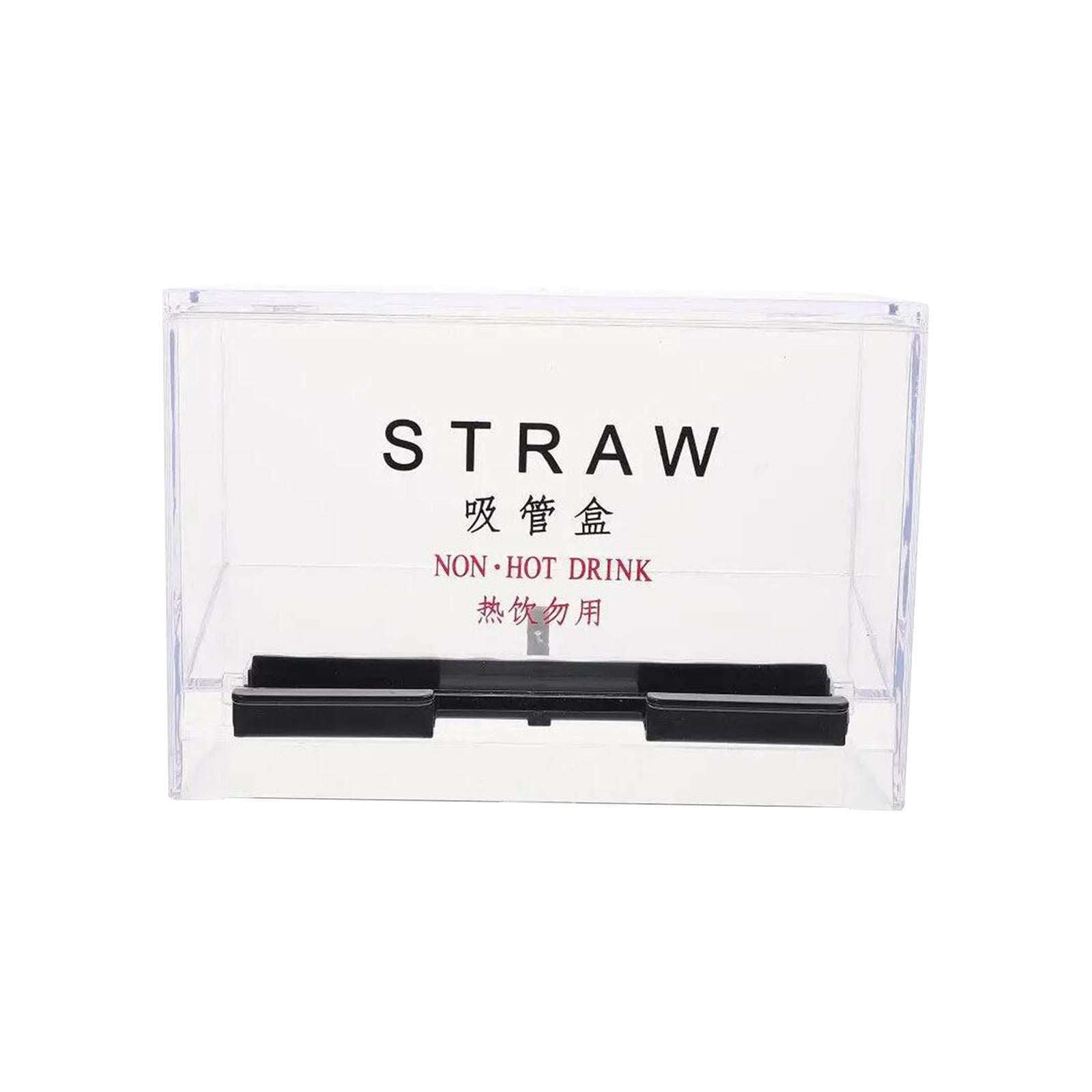 Zxpjkyu Drinking Straw Holder Drinking Straw Container Kitchen ...