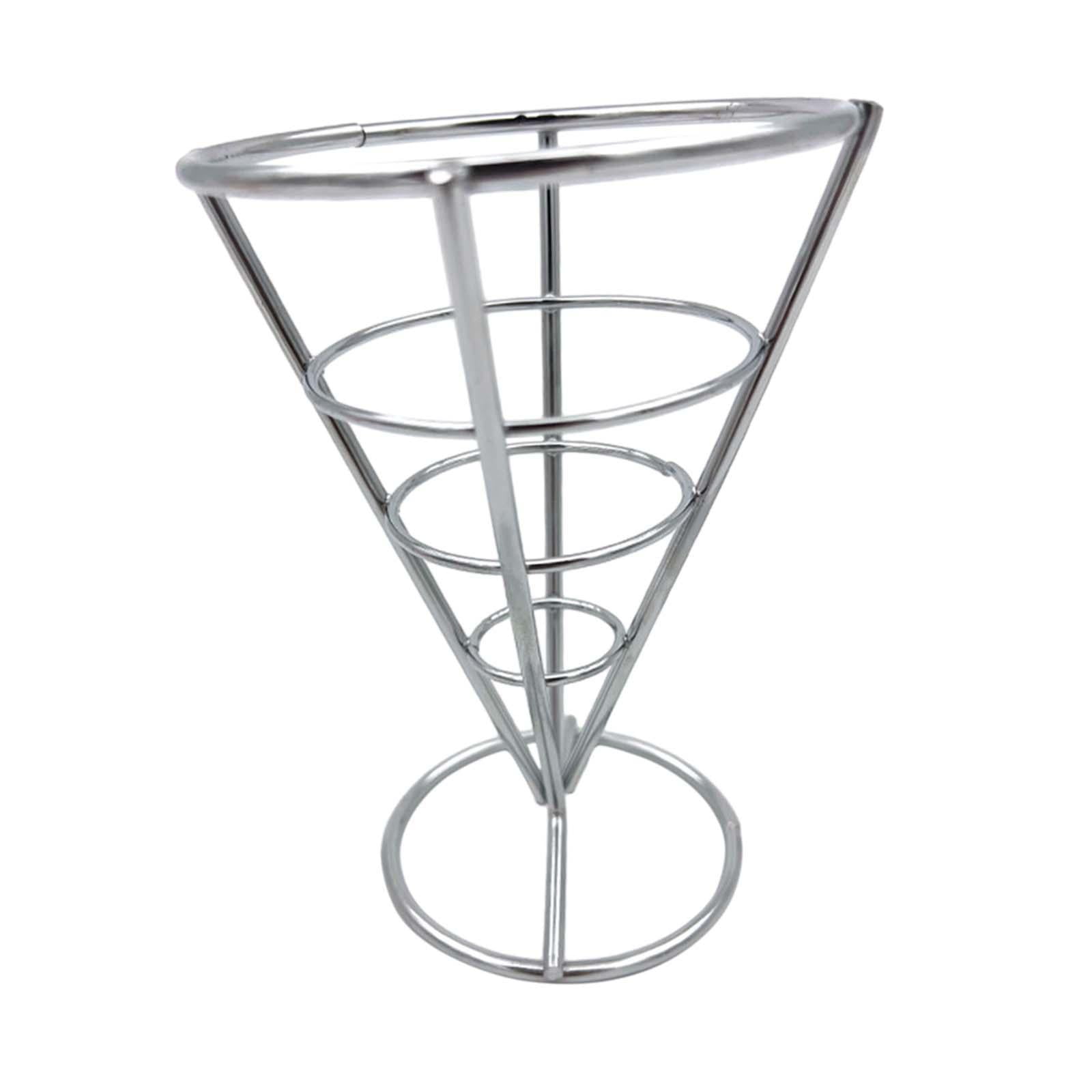 Zxpjkyu French Fries Stand Reusable Chicken and Fries Holder for Picnic ...