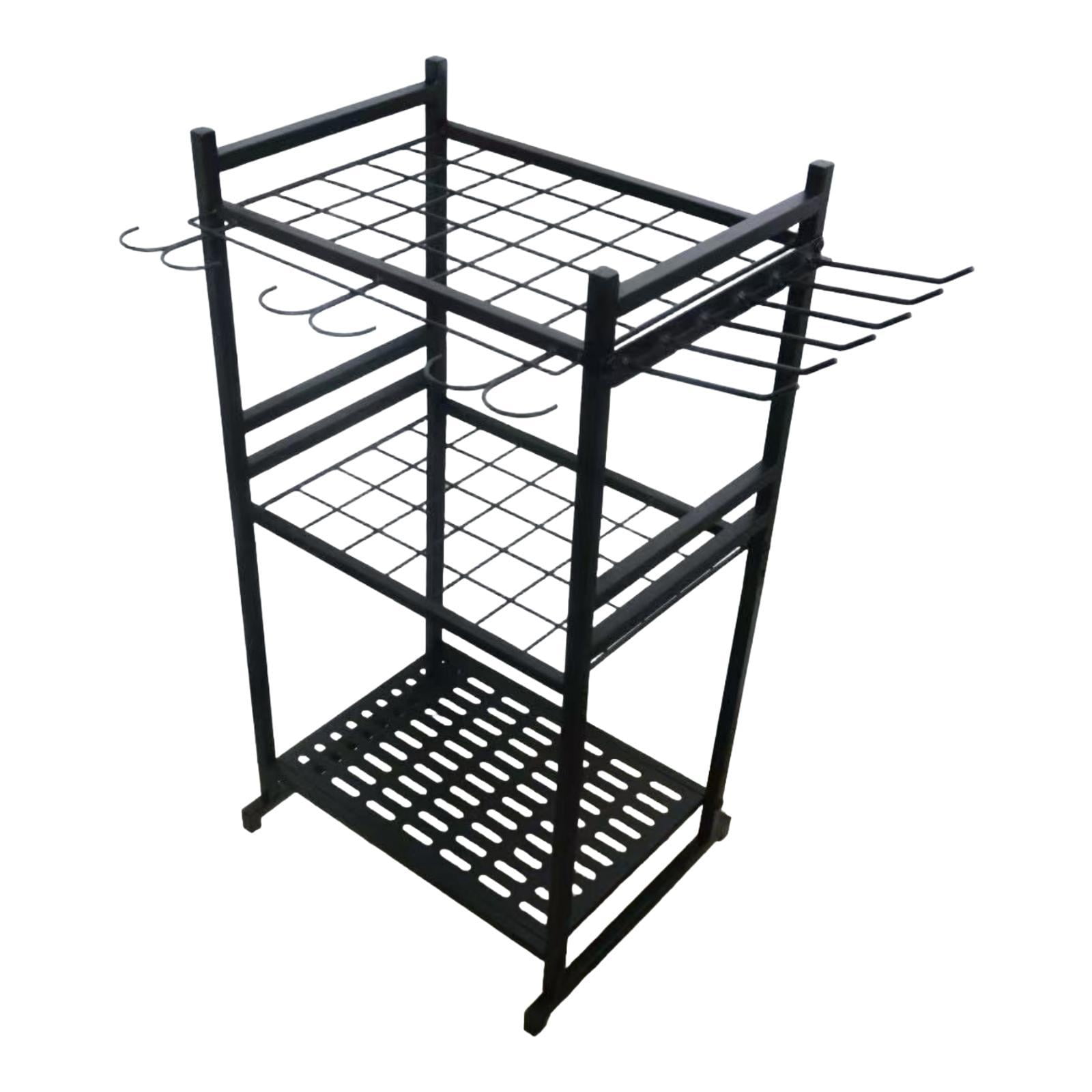 Zxpjkyu Garden Tool Organizer Heavy Duty 3 Tier Yard Tools Storage ...