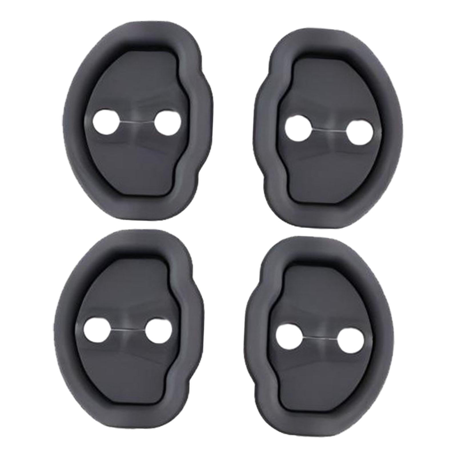 Zxpjkyu Generic Car Door Lock Cover Premium Dress up Accessories Car ...