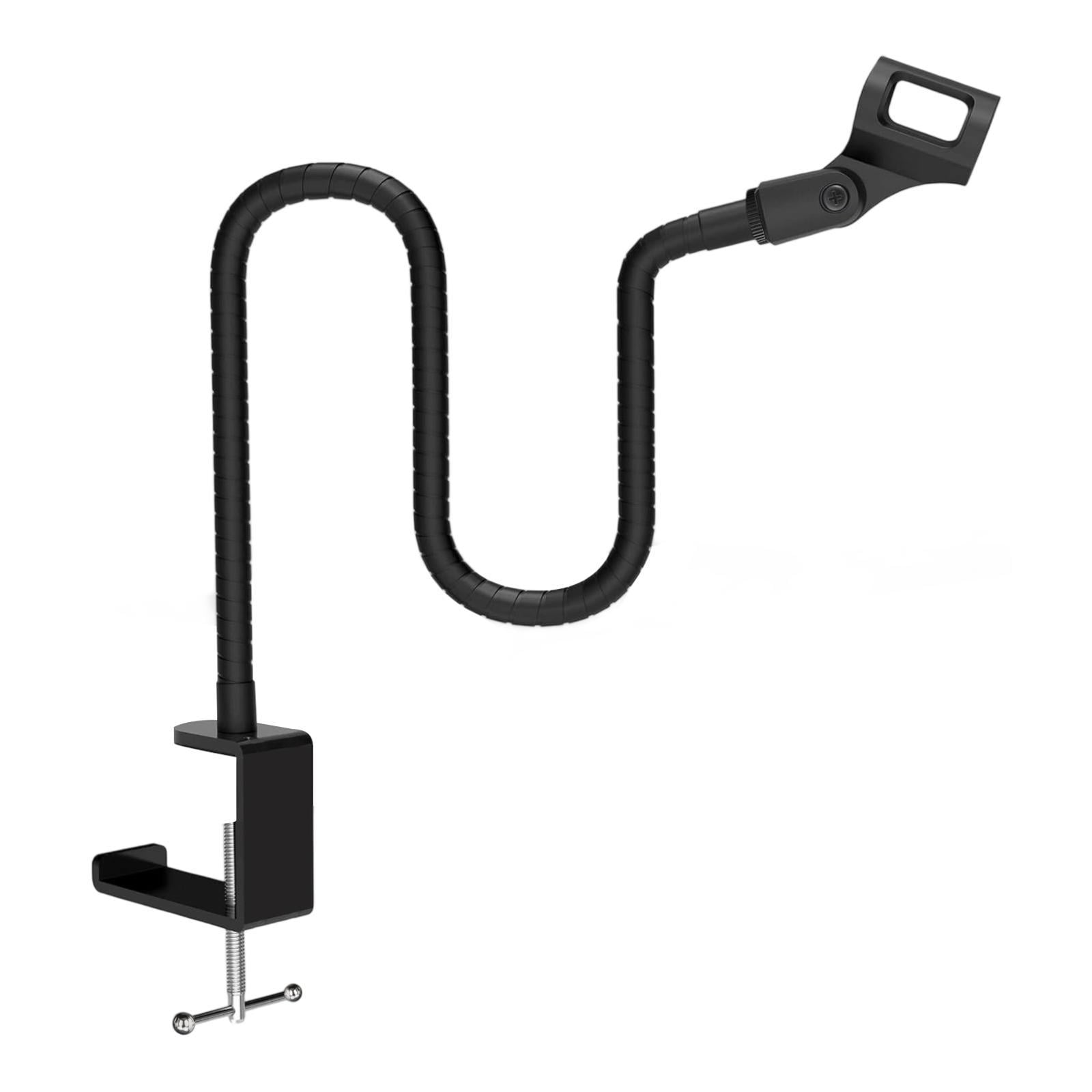 Zxpjkyu Gooseneck Mic Stand Compact Mic Holder for Broadcasting ...
