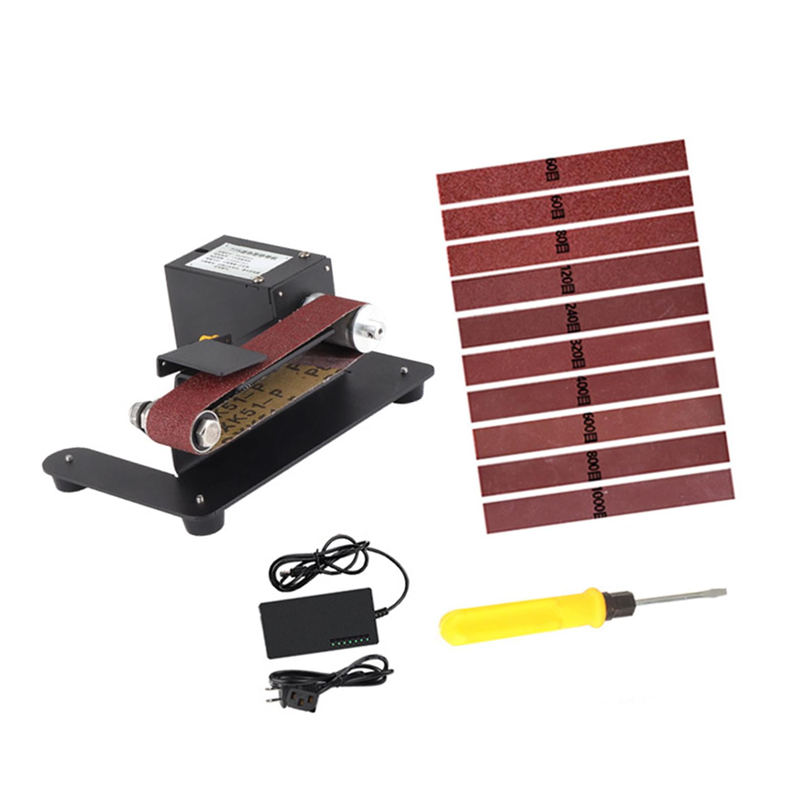 Zxpjkyu Grinder Belt Sander Sanding Polishing Machine Adjustable ...