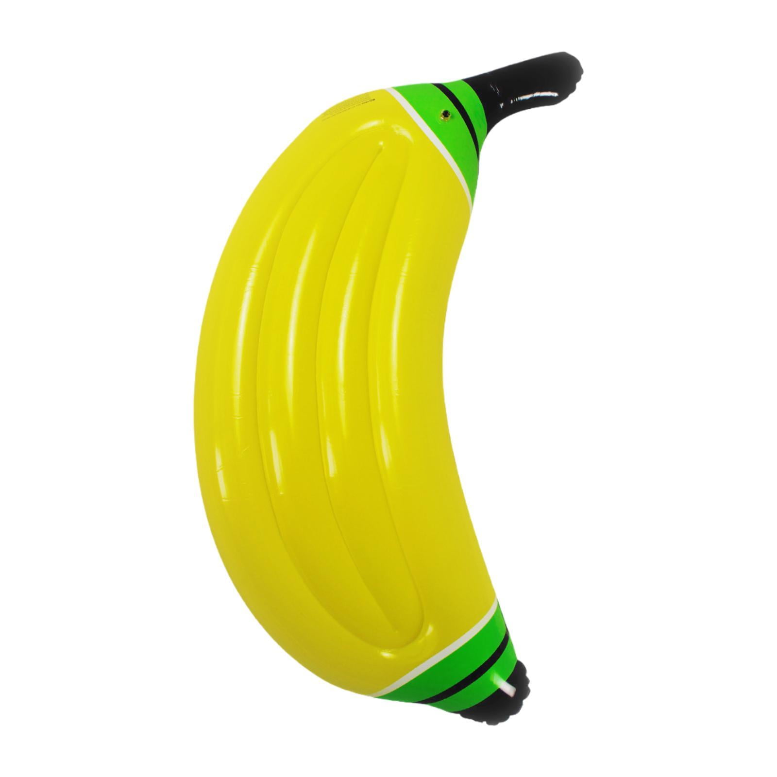 Zxpjkyu Inflatable Banana Pool Float Lake Float Lounger for Beach Pool ...