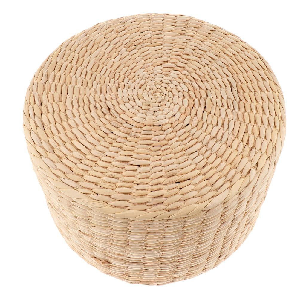 Zxpjkyu Japanese Straw Cushion Tatami Floor Cushion 30x30x20cm ...